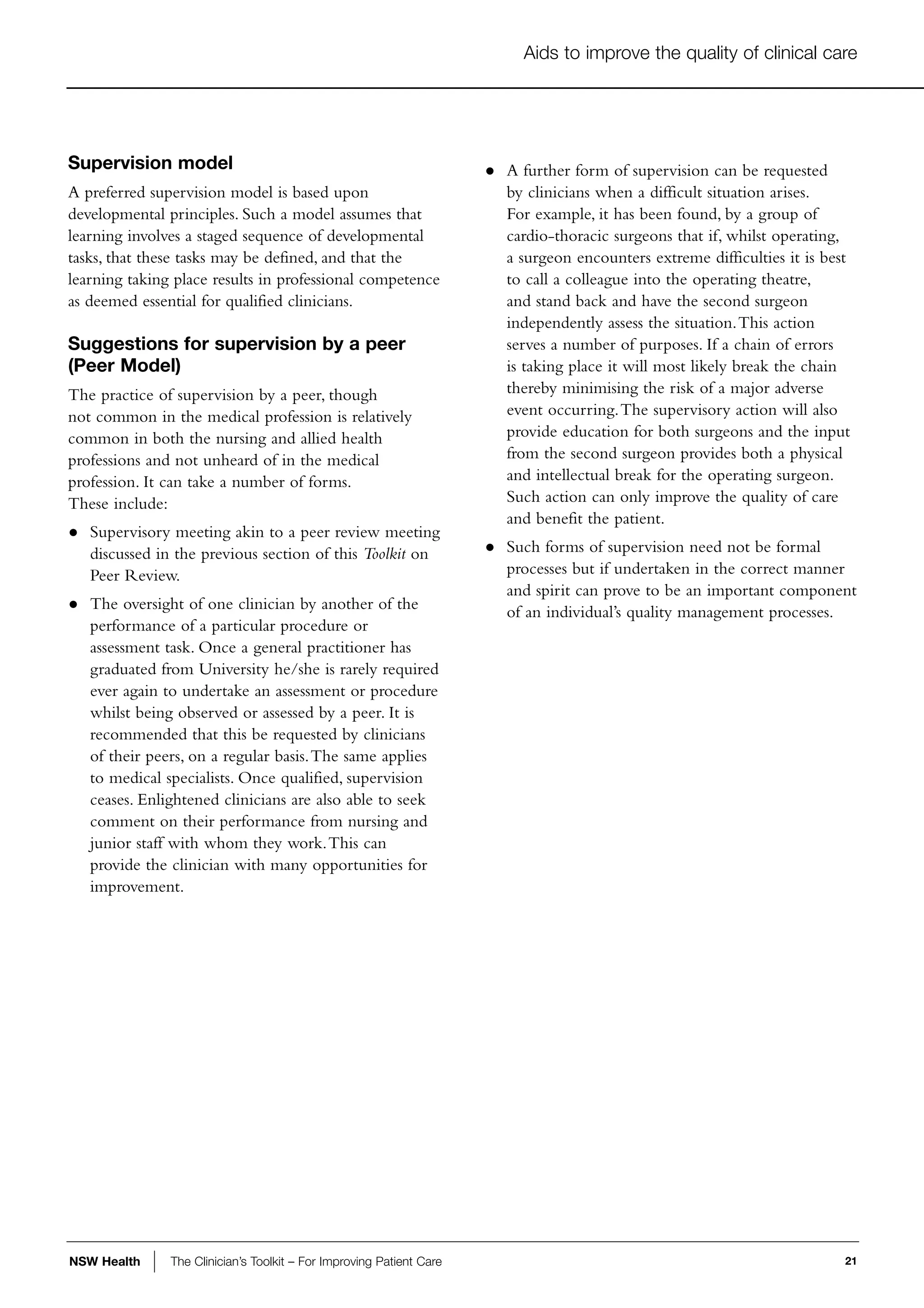 Clinicians Toolkit NSW Health | PDF