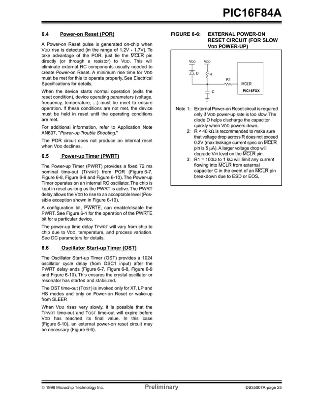 16f84a datasheet | PDF
