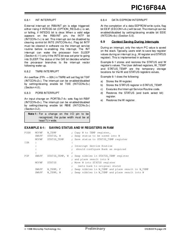 16f84a datasheet