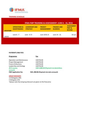 IFMA FMP Course literature -JUNE 2016 -updated | PDF | Business ...