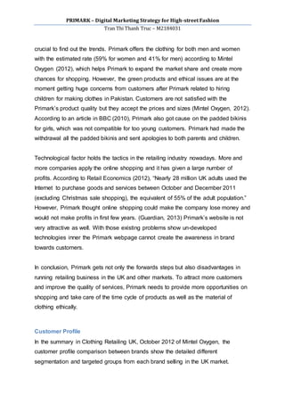 Primark-TranThiThanhTruc-DigitalMarketing | DOCX
