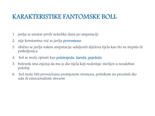 fantomska bol | PPTX