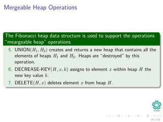 16 Fibonacci Heaps | PDF
