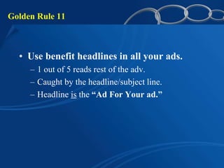 16 golden rules to increase sales | PPTX