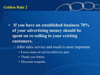 16 golden rules to increase sales | PPTX