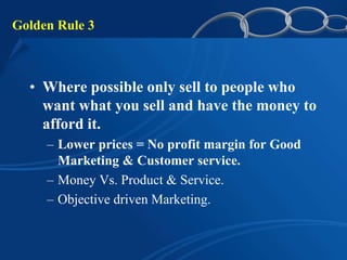 16 golden rules to increase sales | PPTX