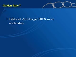 16 Golden Rules for Business Growth | PPT