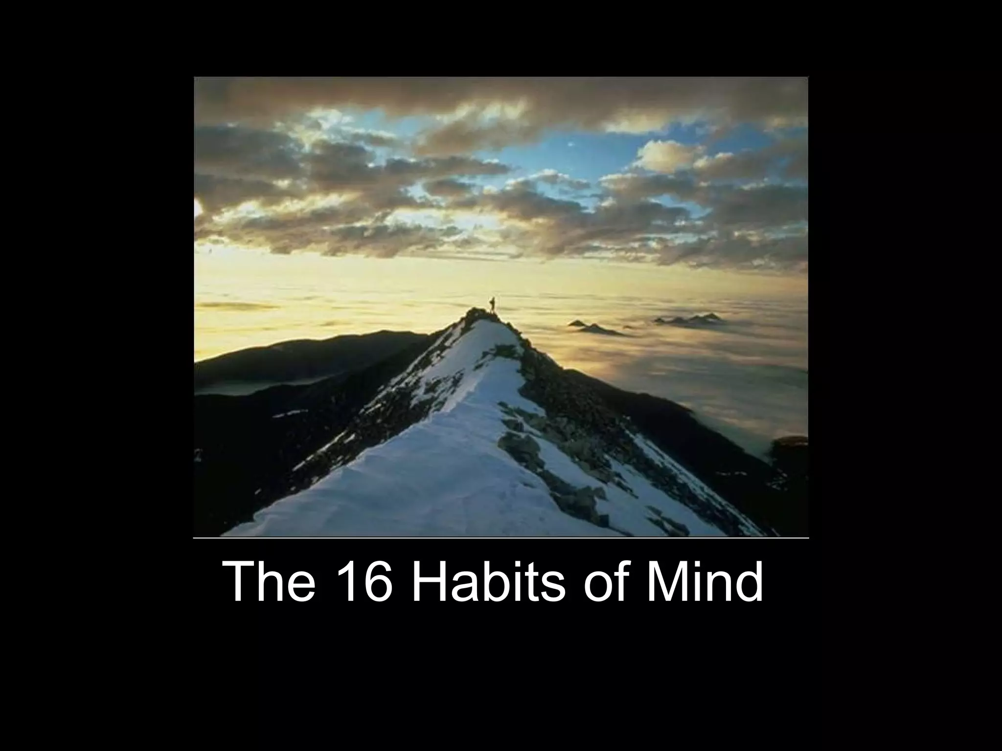 16 Habits of Mind | PPT