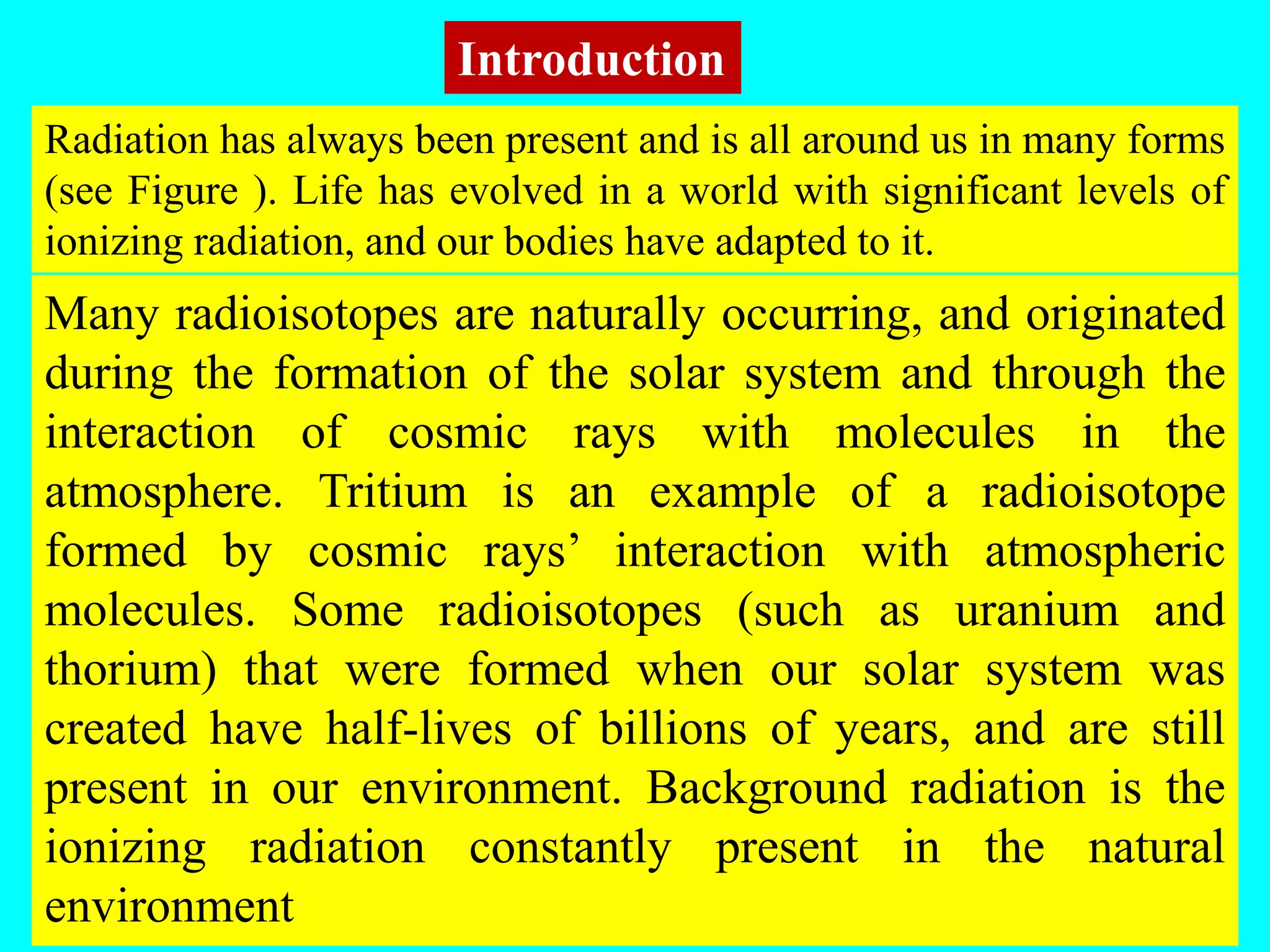 18 HM-- RADIATION SOURCES -NATURAL AND MAN MADE | PPTX