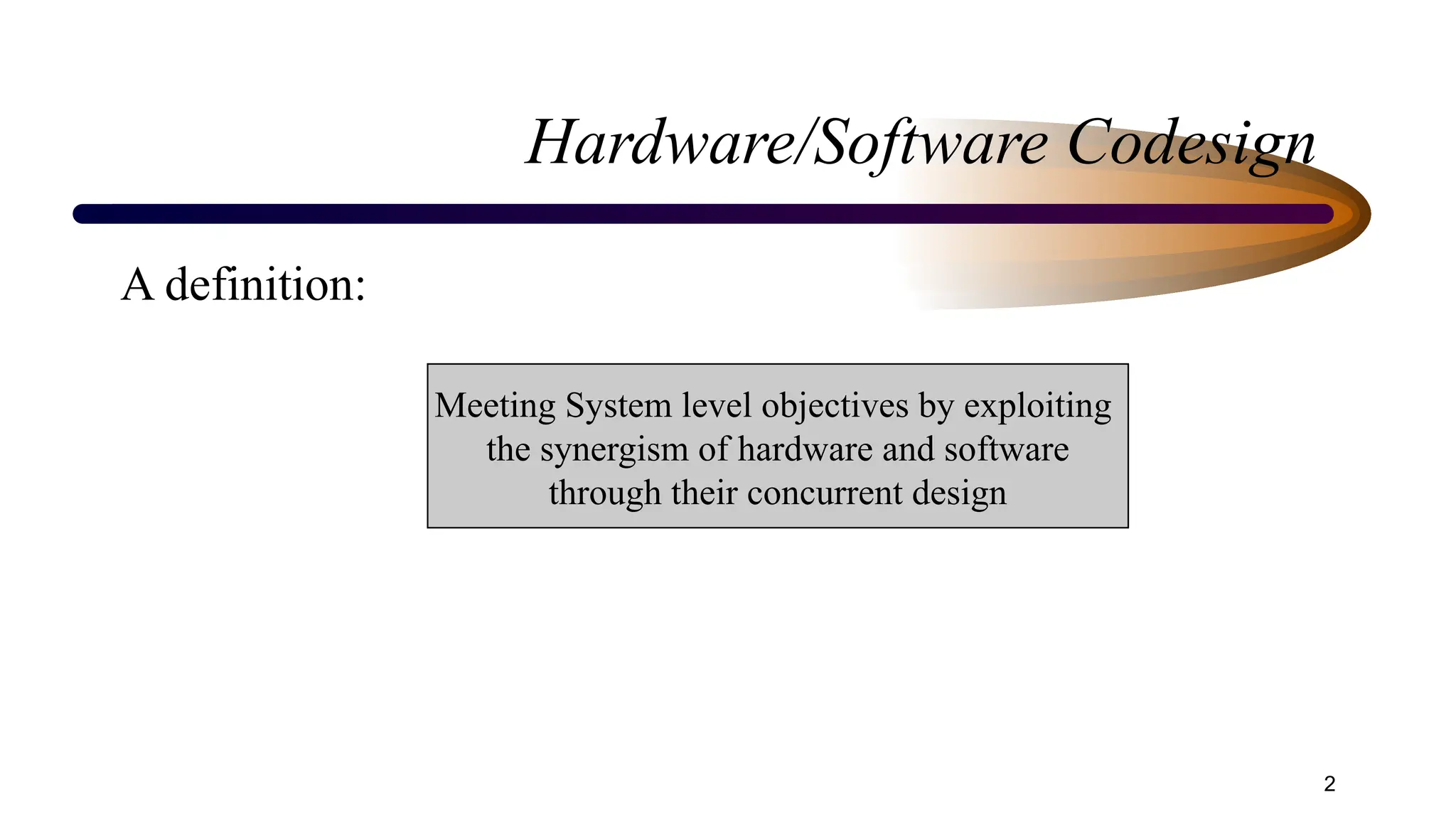 HardWare-SoftWare Co-Design of Embedded Systems.pptx