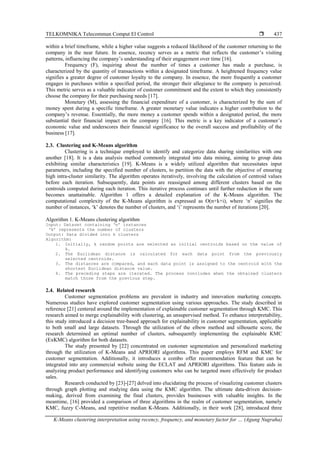 K-Means clustering interpretation using recency, frequency, and monetary factor for retail ...