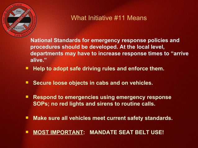 FF Life Safety Initiatives Part 2 | PPS
