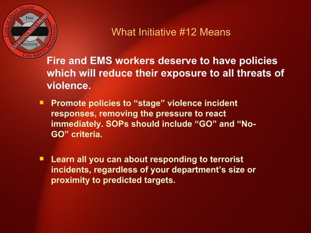 FF Life Safety Initiatives Part 2 | PPS