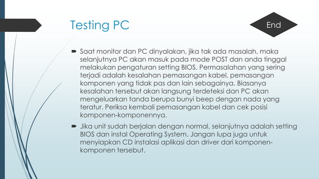 Tutorial Perakitan PC | PPT