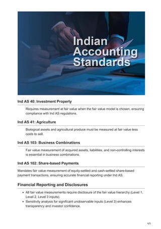 Mandatory Valuation Under Ind AS – Key Standards & Compliance | PDF