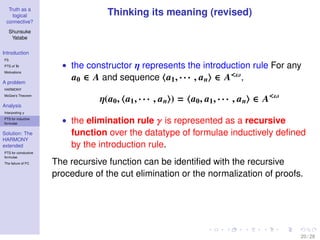 Truth as a logical connective? | PDF | Science