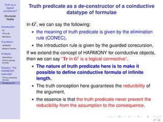Truth as a logical connective? | PDF | Science