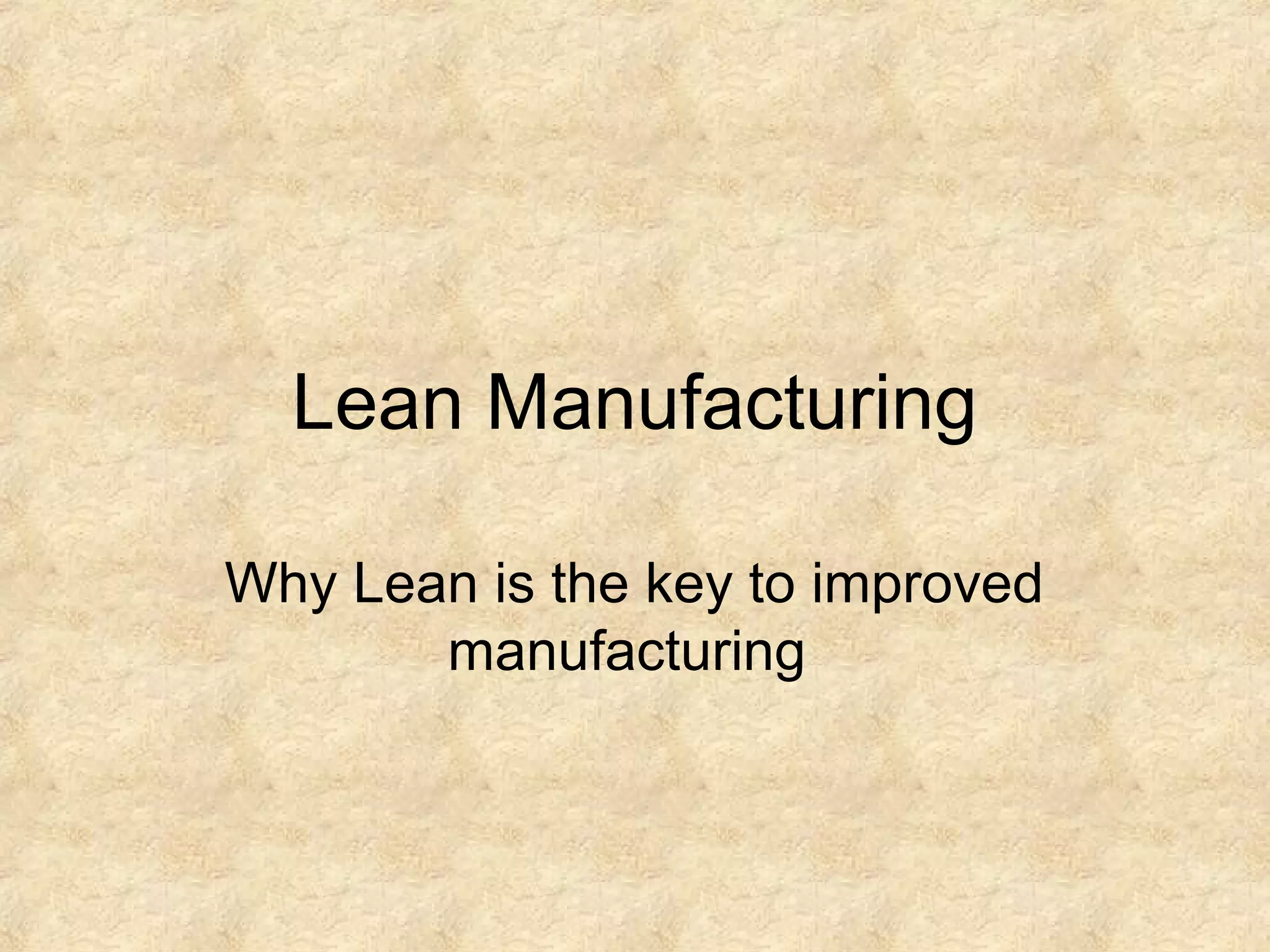 16 lean manufacturing | PPT