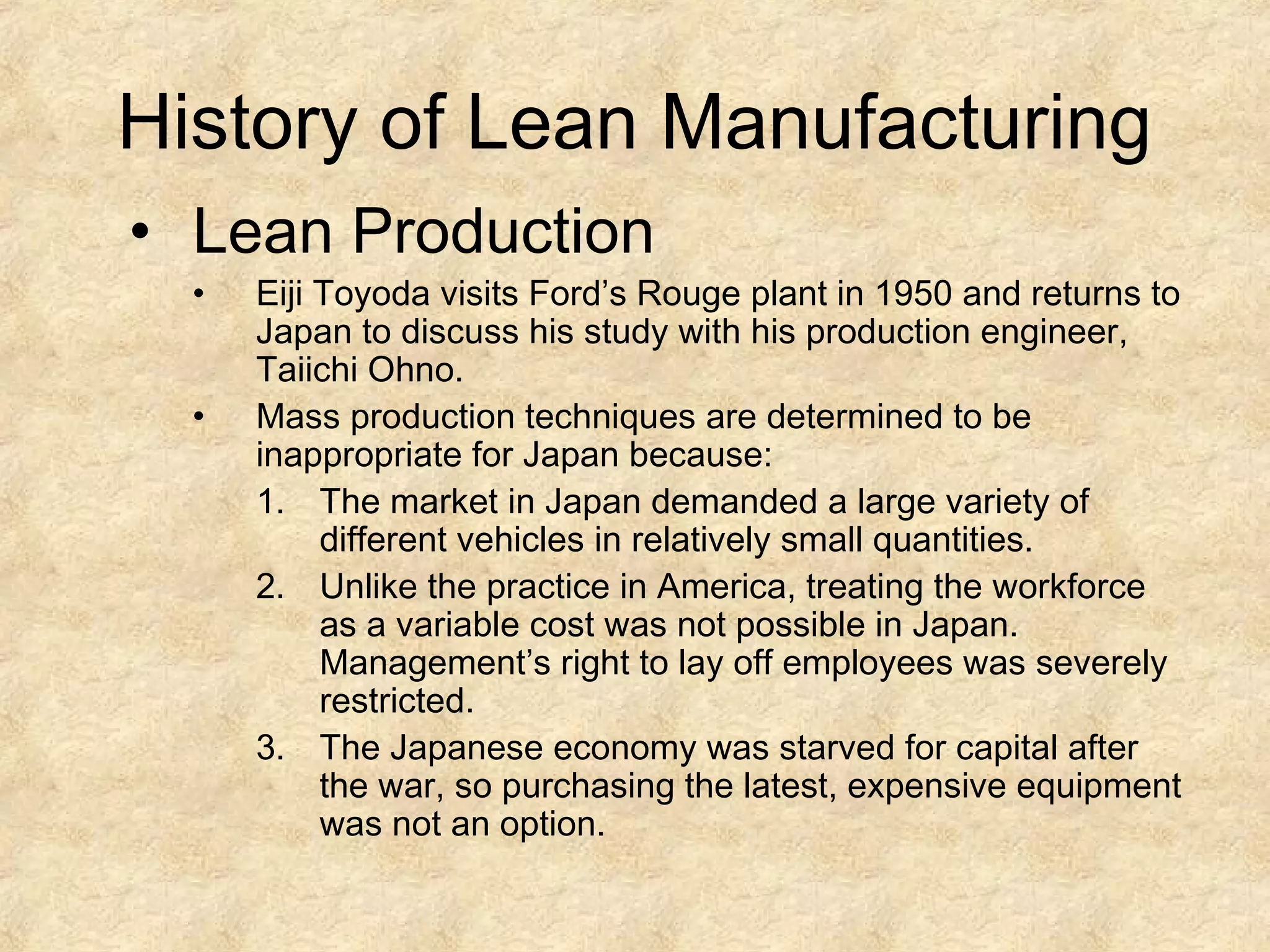 16 lean manufacturing | PPT