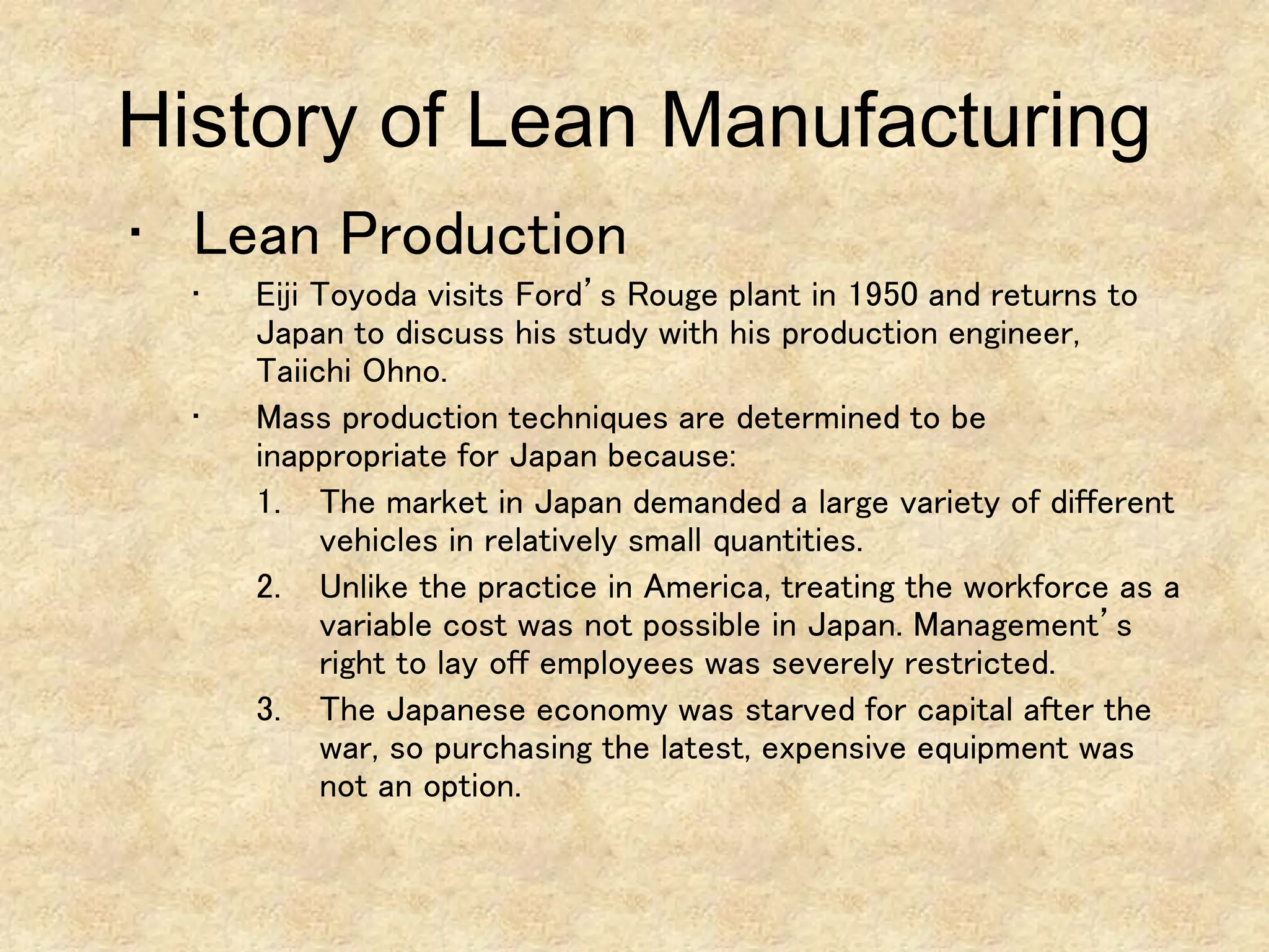 Presentation on Lean Manufacturing and waste elimination | PPT
