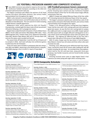 2016 LSC Football Media Guide | PDF
