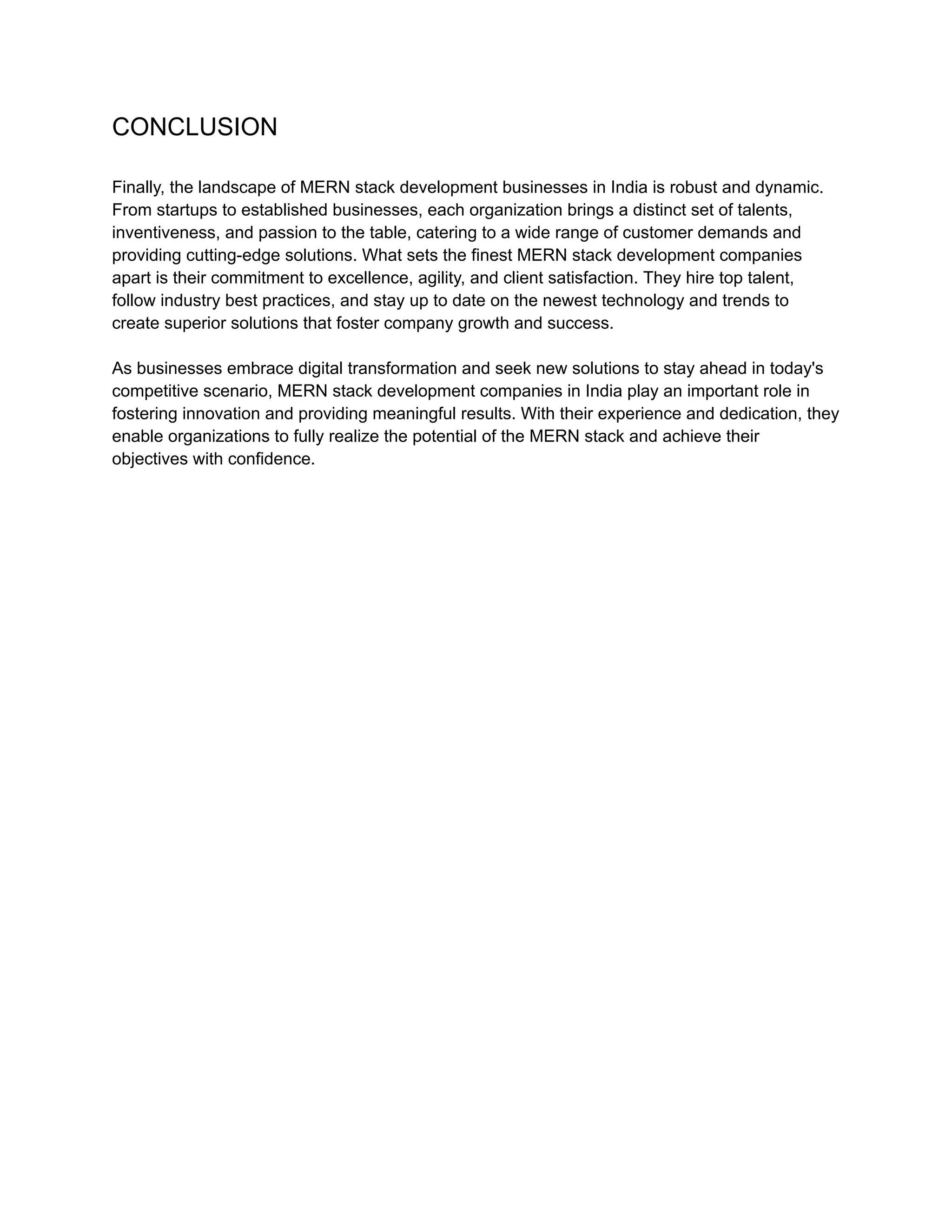 Best MERN stack development companies in India | PDF