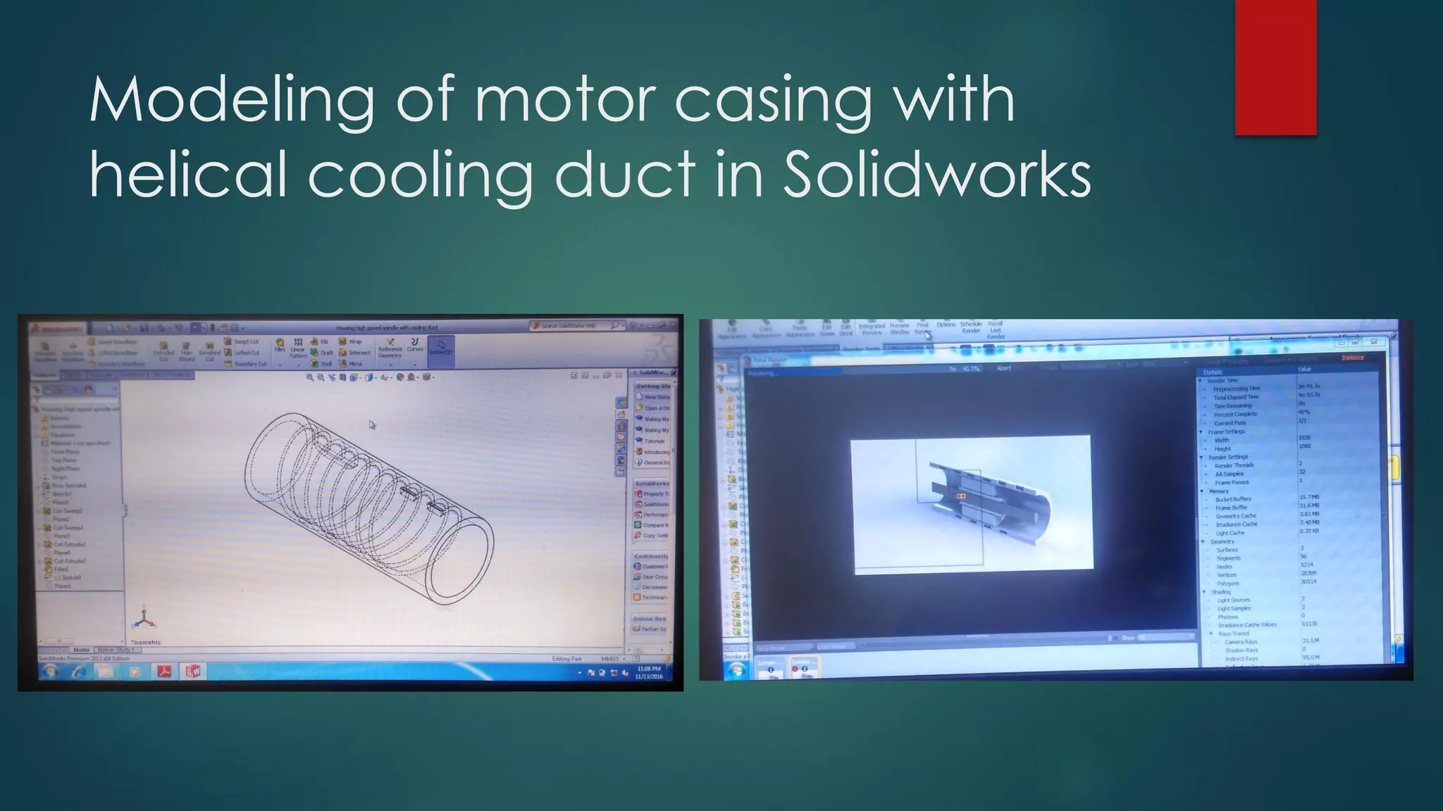 Analysis of a built-in motorizedhigh-speed spindle with helical water ...