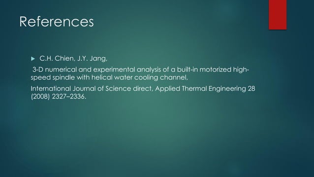 Analysis of a built-in motorizedhigh-speed spindle with helical water ...