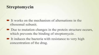 DPT - Mechanism of Drug Resistant | PPTX