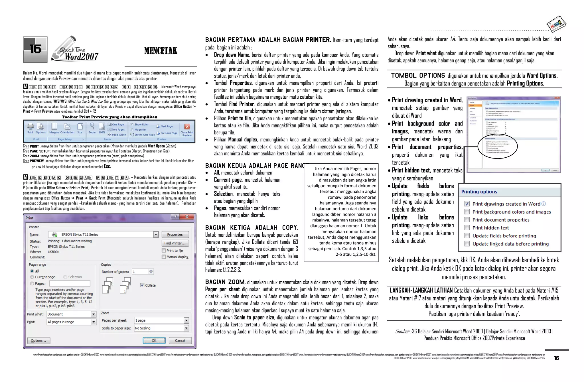 Mencetak dokumen | PDF