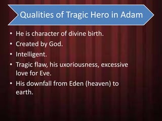 characteristics of tragic hero with reference to ' Hamlet', 'Dr ...