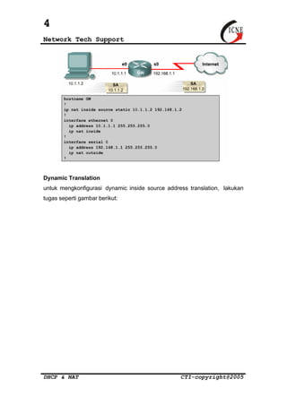 16module 28 dhcp-nat | PDF