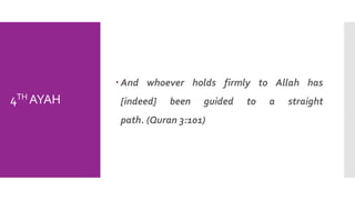 16 motivational ayats of quran | PPTX