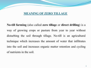 Zero tillage in Wheat | PPTX