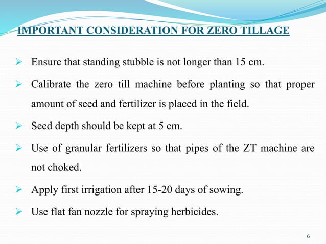 Zero tillage in Wheat | PPTX | Agriculture | Industries