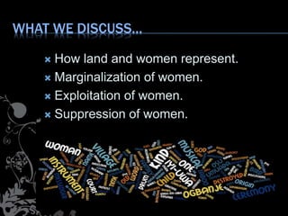 Representation of Women in African literature | PPTX