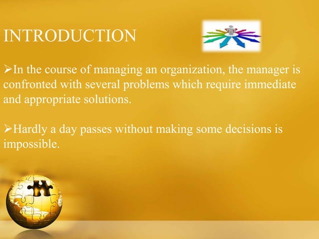 principles of Management- types of decision making | PPTX | Business ...