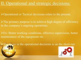 principles of Management- types of decision making | PPT