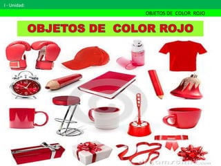 16 objetos de color rojo | PPSX