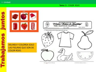 16 objetos de color rojo | PPSX