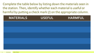 16 Observe when materials become harmful to the environment.pptx