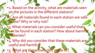 16 Observe when materials become harmful to the environment.pptx