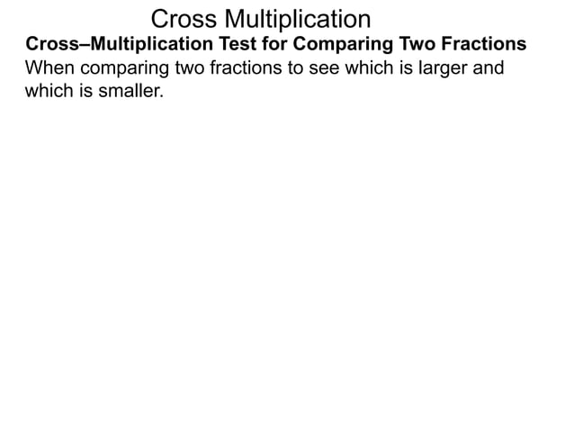 16 on cross multiplication | PPT