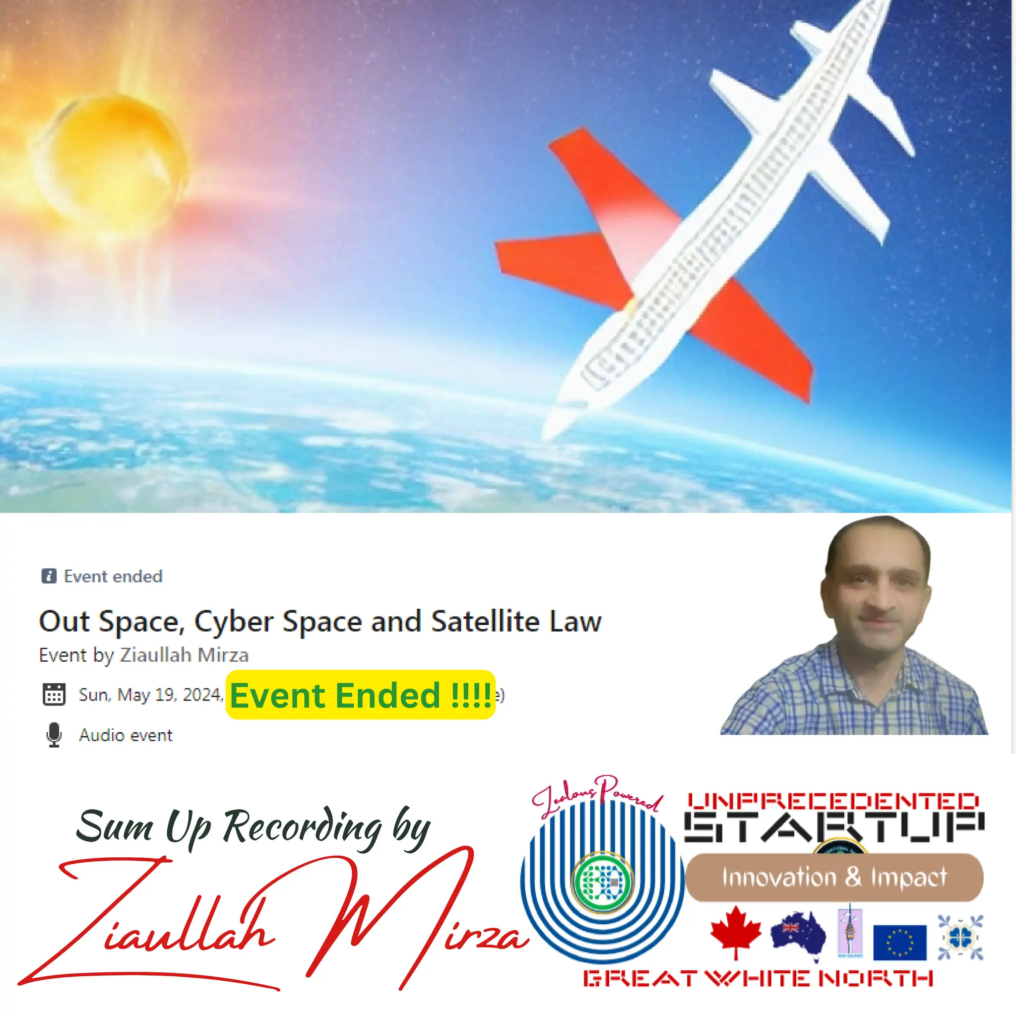 16 Online Events by Ziaullah Mirza as a speaker for Cyber Law, Space Law & Satellite Law | PDF