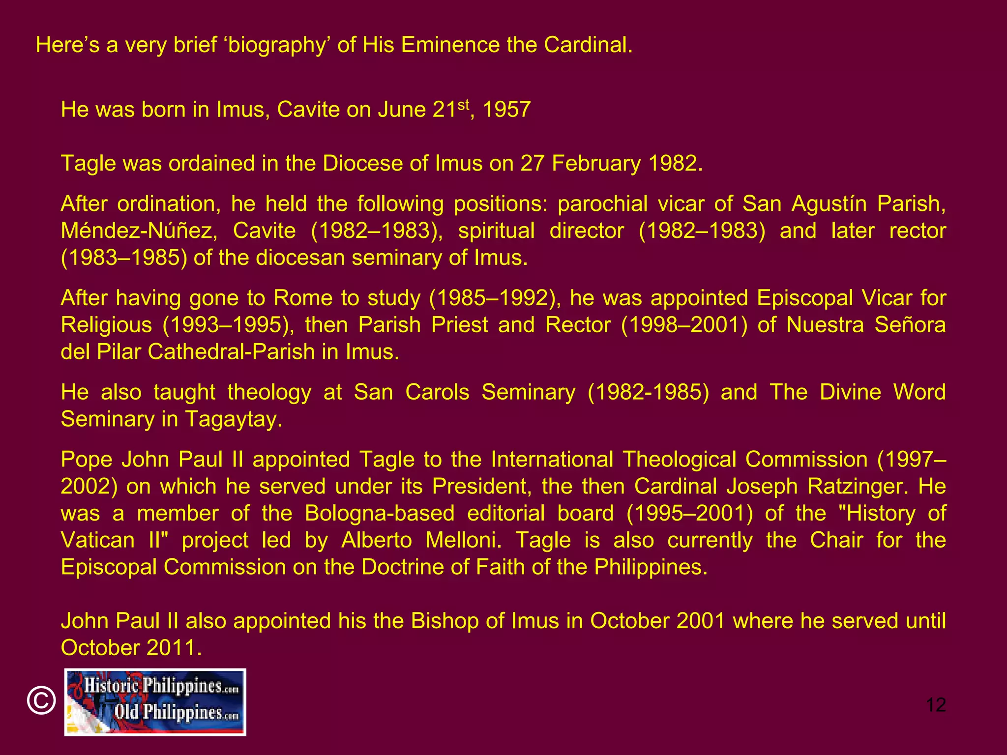 The historic and old Church of Our Lady of the Pillar, Imus, Cavite ...