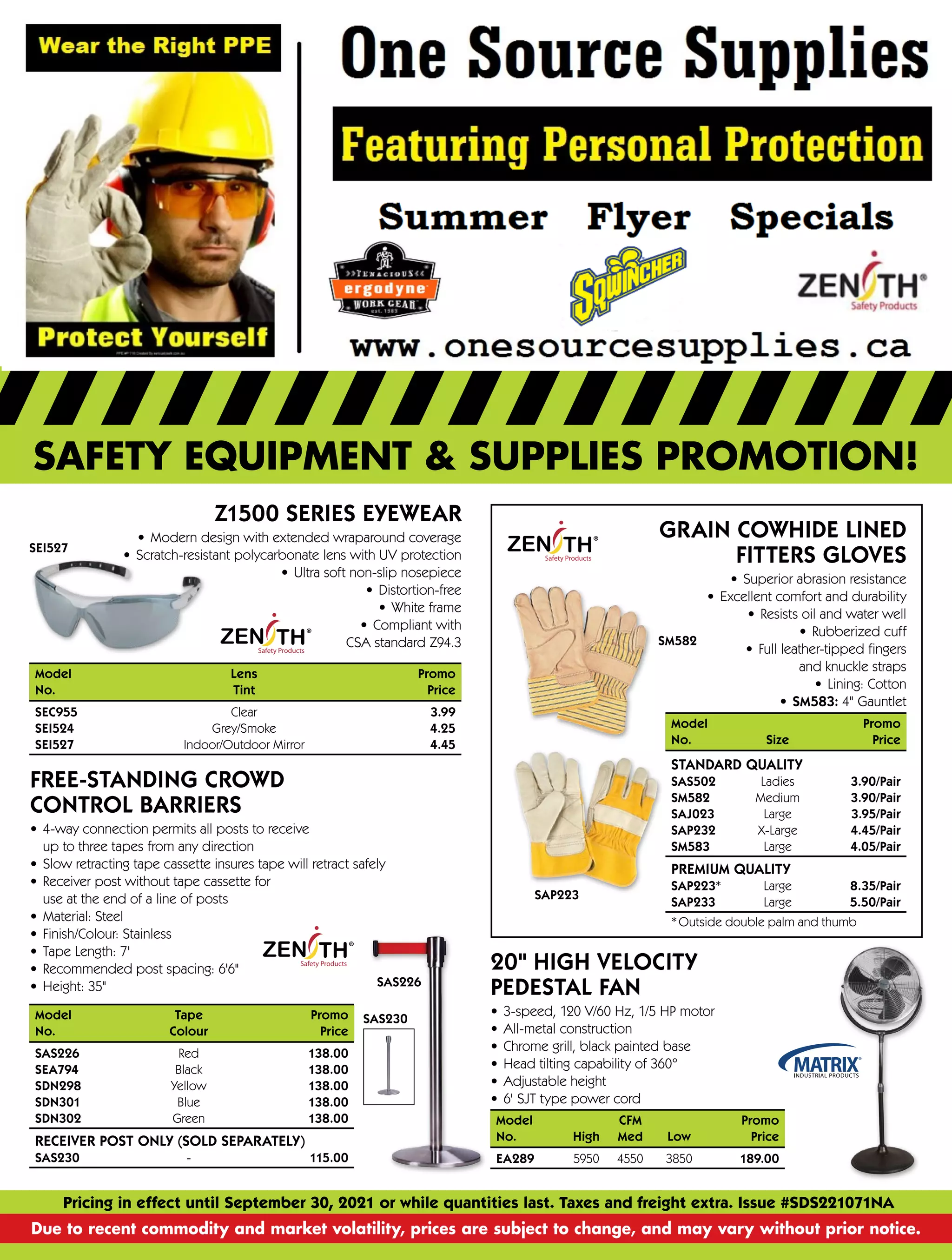 SUMMER FLYER SAFETY SPECIALS till September 30, 2021 | PDF