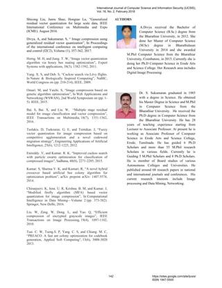 An Efficient APOA Techniques For Generalized Residual Vector Quantization Based Image ...