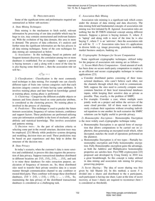 Privacy Preserving Distributed Association Rule Mining Algorithm for Vertically Partitioned Data ...