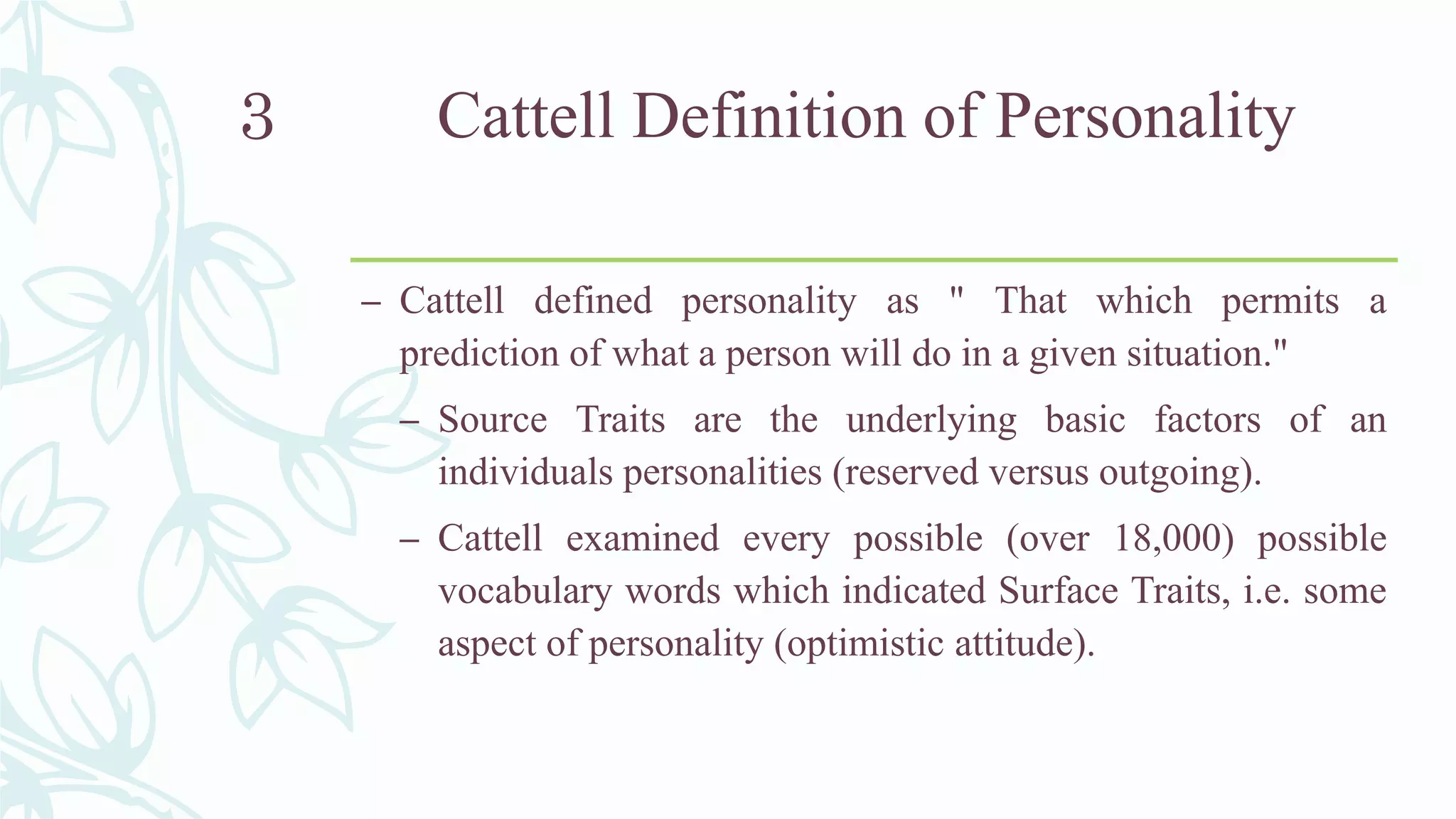 16 personality factor | PPTX