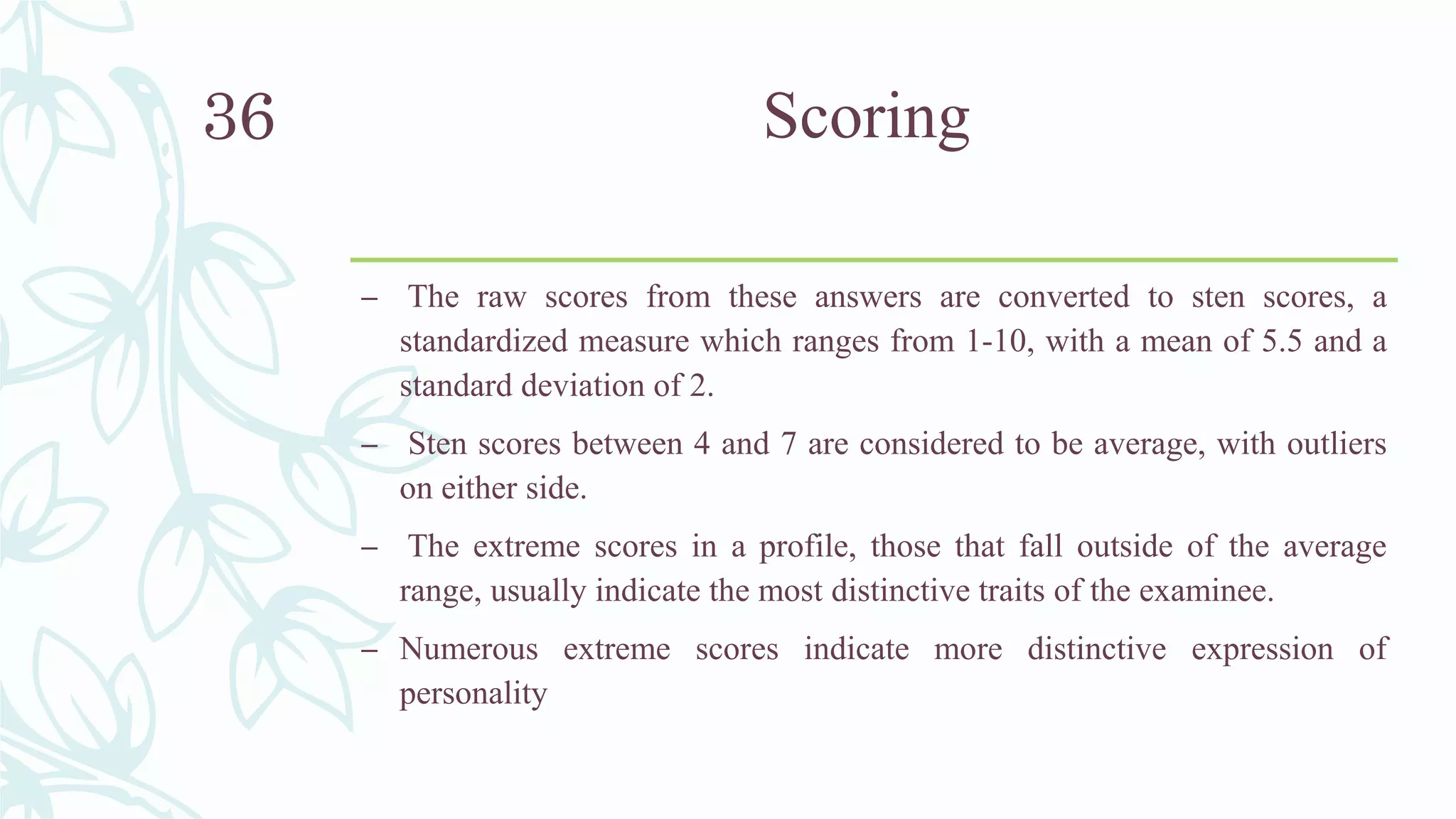 16 personality factor | PPTX